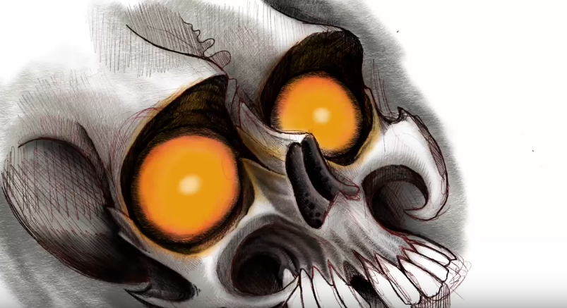 Sketching a skull in Procreate on an Ipad Pro with the Apple Pencil ...